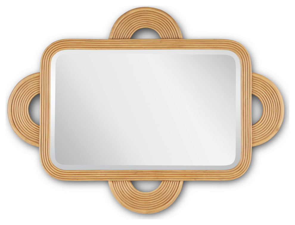 Santos Sea Sand Rectangular Mirror - Tropical - Wall Mirrors - by ...