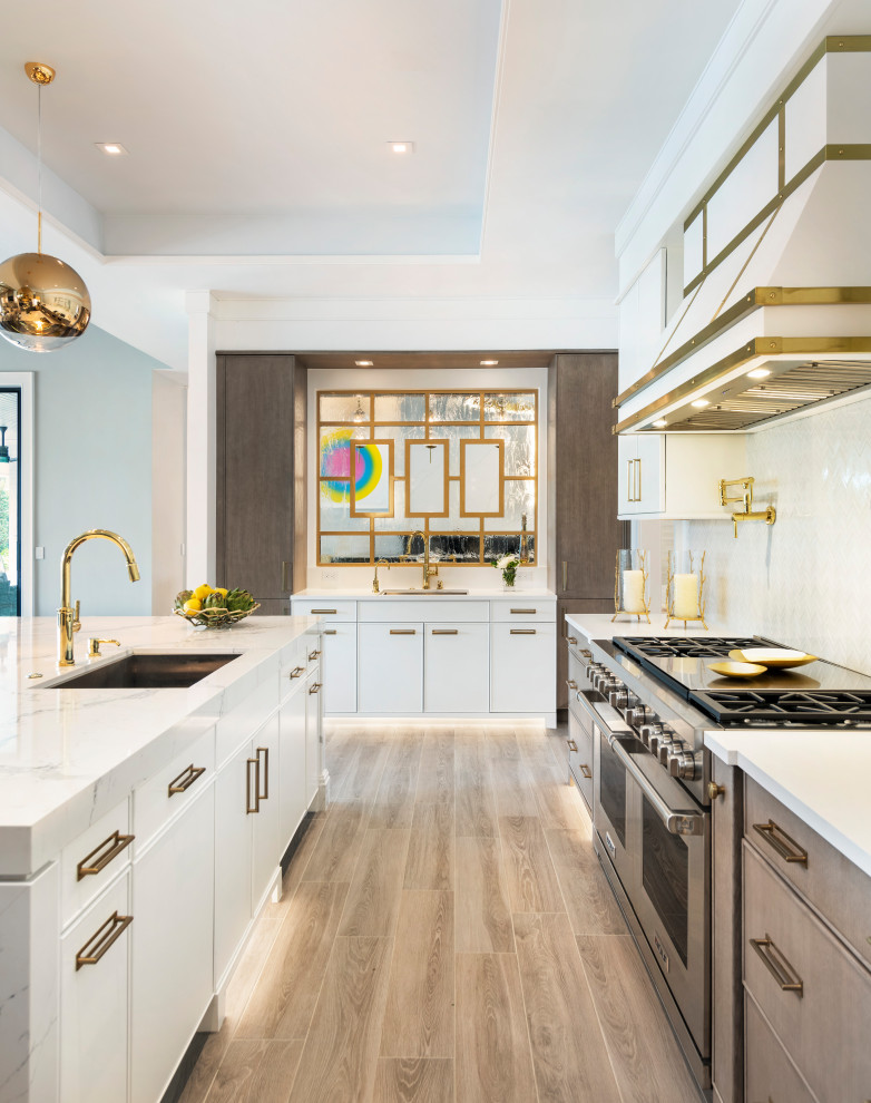 A Boca Beauty – contemporary Kitchen in Boca Raton - Kitchen - Miami ...