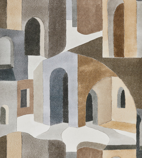 Riad, Stone - Contemporary - Wallpaper - by Scalamandre | Houzz