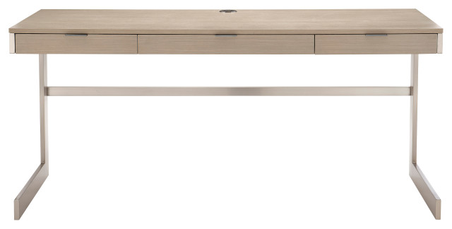 Bernhardt Axiom Desk, 64"W x 24"D x 30"H - Contemporary - Desks And ...