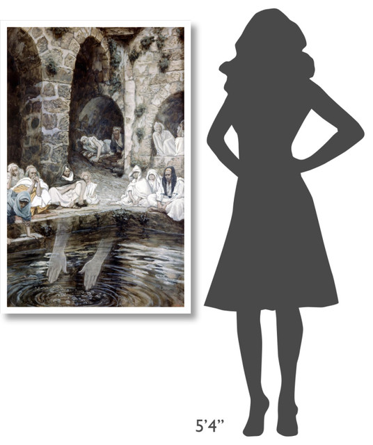 "Pool of Bethesda" Digital Paper Print by James Tissot, 16"x24", 30"x46 ...