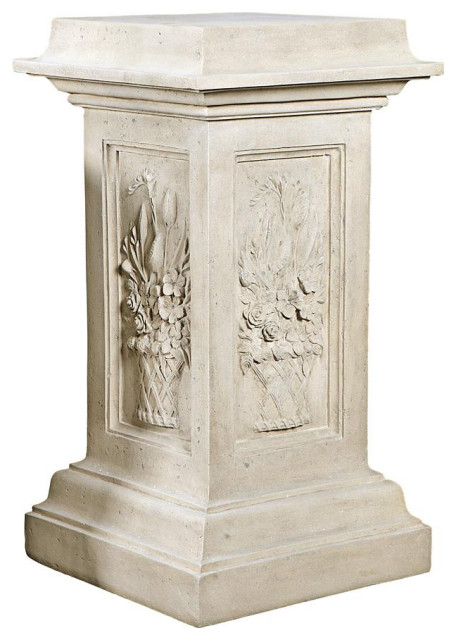 Design Toscano Chelsea Garden Statuary Pedestal - Transitional - Garden ...