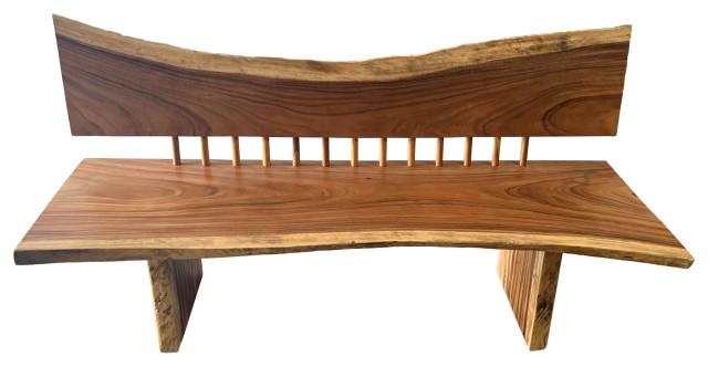 Live Edge Bench, 72" - Rustic - Accent And Storage Benches - by Rustic ...