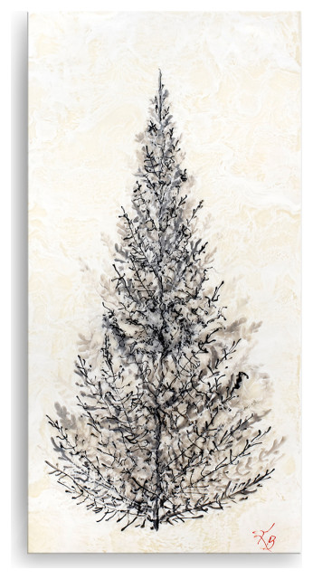 Monoscape VII' Wrapped Canvas Wall Art by Karen Biery, 12"x24 ...