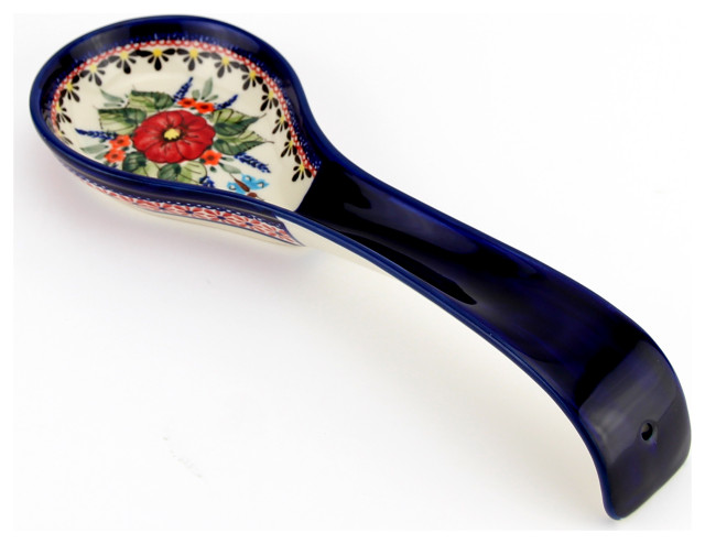 Polish Pottery 12" Long Spoon Rest Zaklady Boleslawiec Poland ...