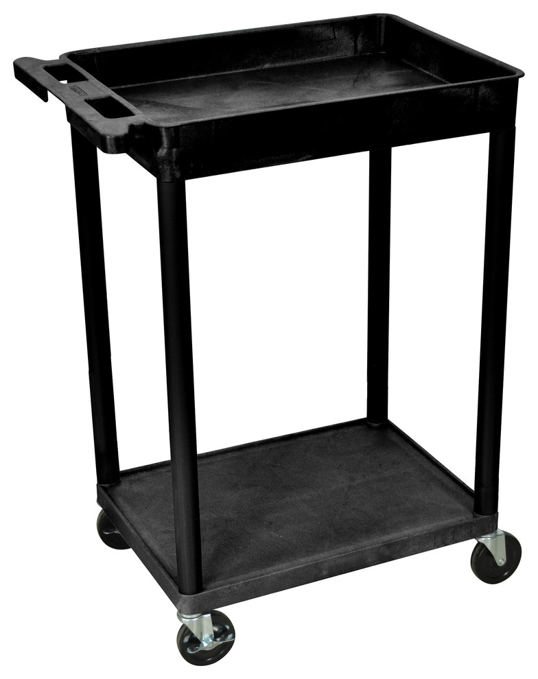 Luxor 2-Shelf Tub Cart - Contemporary - Utility Carts - by Beyond ...
