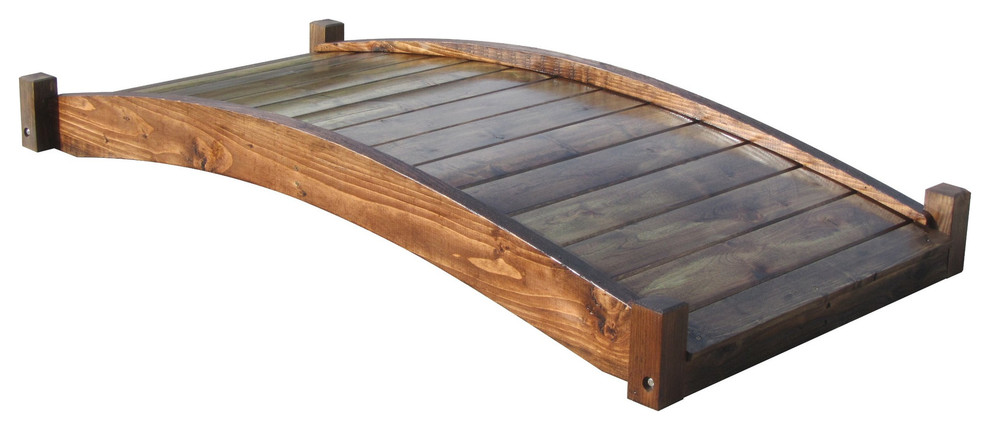SamsGazebos Japanese Zen Garden Bridge, 6 ft. - Asian - Garden Statues ...