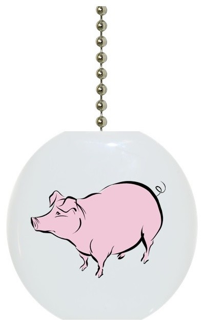 Pig Ceiling Fan Pull - Farmhouse - Ceiling Fan Accessories - by ...