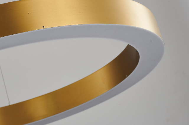 Halo LED Light Fixture, 26 - Modern - Pendant Lighting - by Design ...