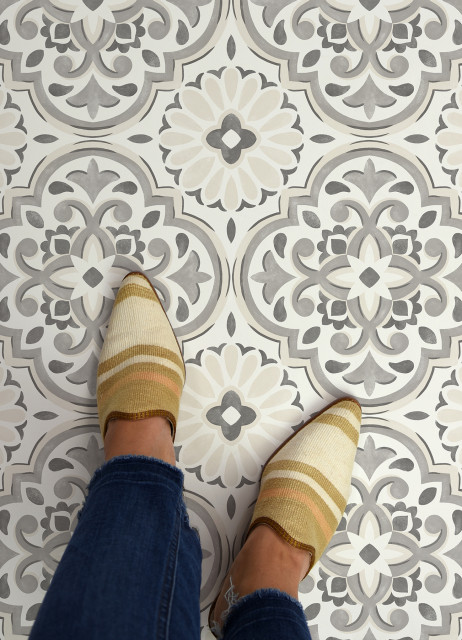 Massimo Peel & Stick Floor Tiles, Swatch - Contemporary - Tile - by ...
