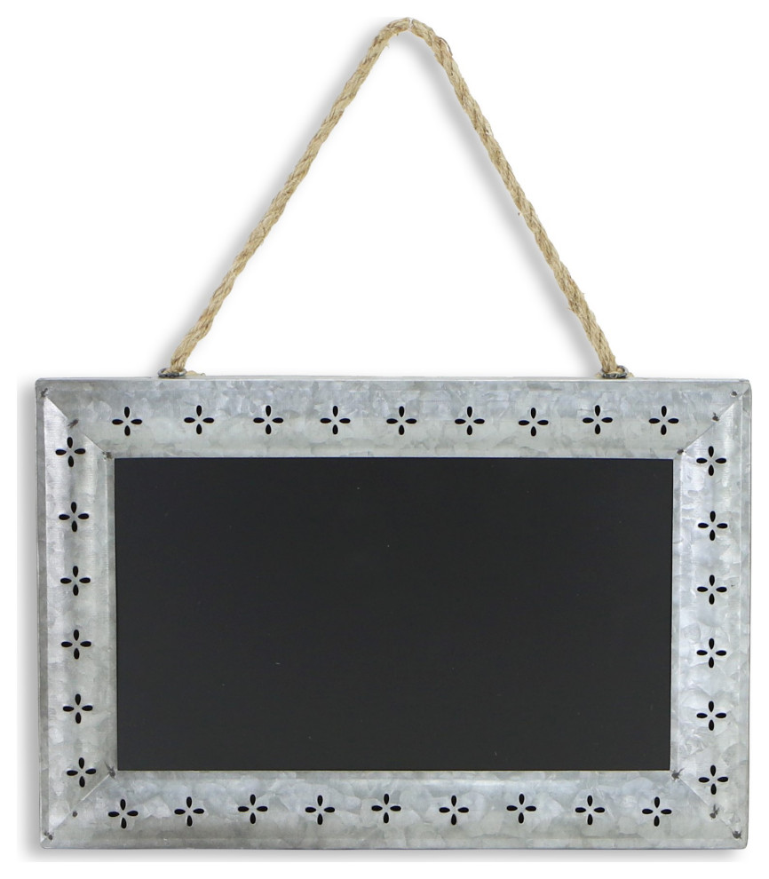 Galvanized Metal Petal Pattern Chalkboard - Farmhouse - Bulletin Boards ...