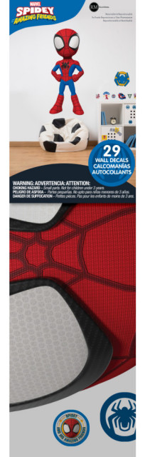 Spidey and His Amazing Friends Peel and Stick Giant Wall Decals ...