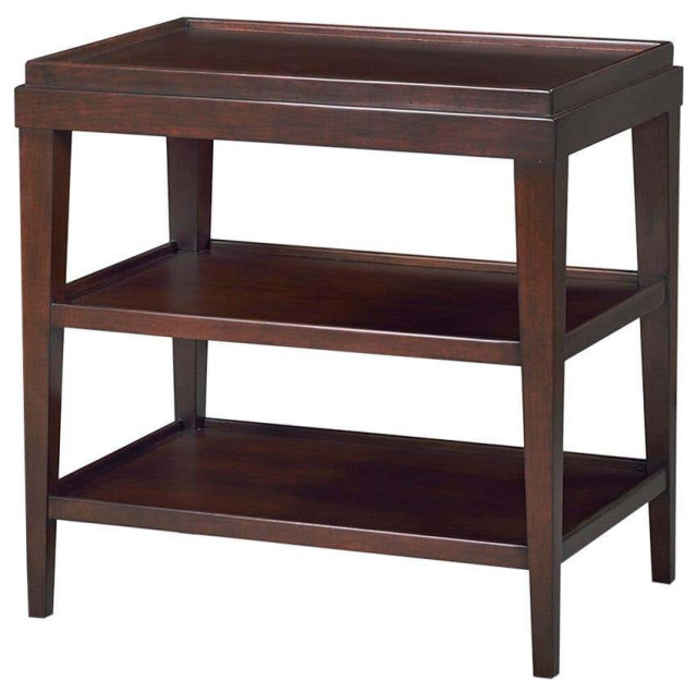 Classic Three-tier Side Table - Transitional - Side Tables And End ...