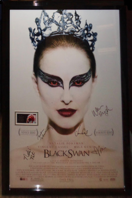 The Black Swan Signed Movie Poster, Custom Frame - Contemporary ...