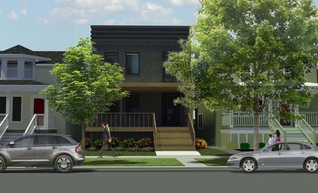 Modern Chicago Single Family Home Renovation - Modern - Exterior ...