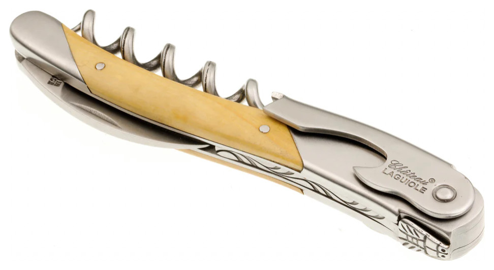 Grand Cru Series Stainless Steel Sommelier Corkscrew with Boxwood ...