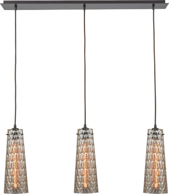 Elk Lighting 10248/3LP Jerard 3-Light Pendant Light - Industrial ...