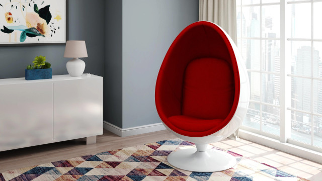 Oval Ball Chair - Midcentury - Armchairs And Accent Chairs - by ...