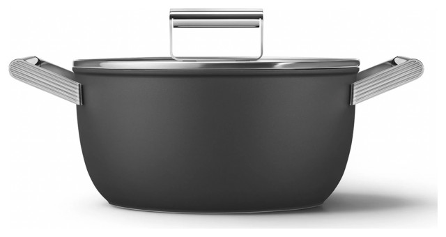 Smeg 50's Style Non-Stick 6-Piece Cookware Set - Modern - Cookware Sets ...