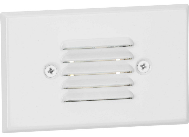 LED Step Light in Satin White - Transitional - Stair And Step Lights ...