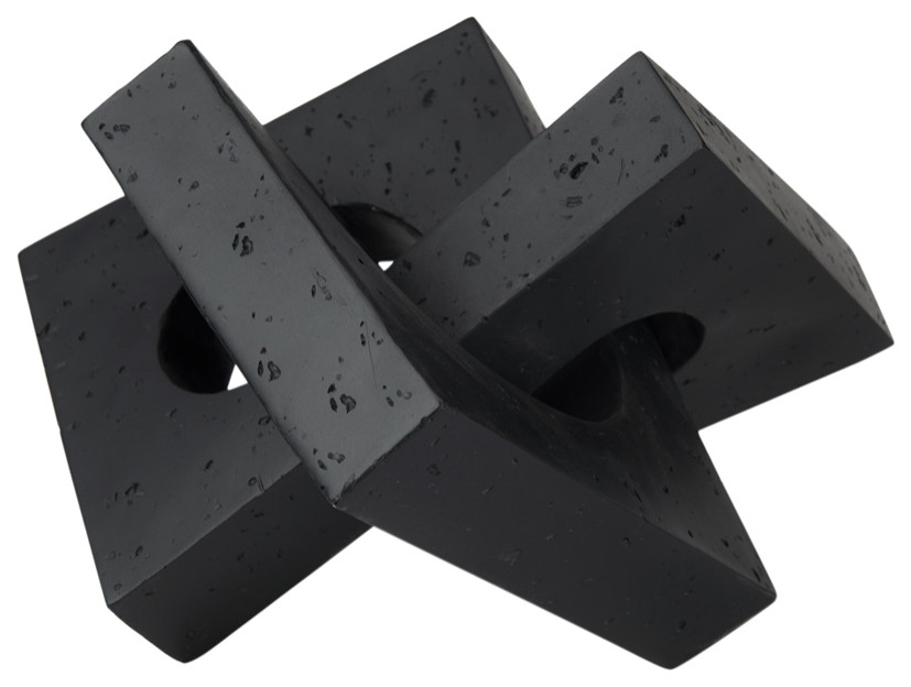 Linx Large White Resin Sculpture Decorative Object, Large ...