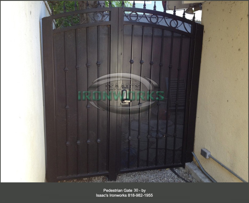 Custom Iron Pedestrian Gate Design, Fabrication and Installation since ...