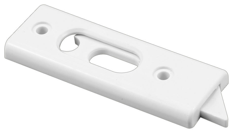Tilt Latch, spring-loaded, White, Plastic, 2-1/16" Hole Centers, 2Pack ...
