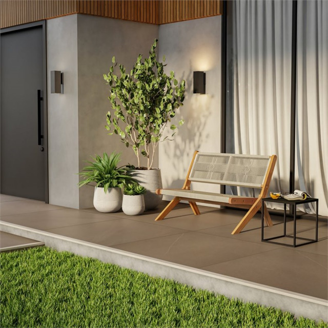 TK Classics Outdoor Patio Folding Wood and Rope Detail Loveseat in ...