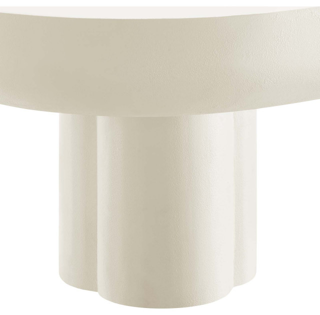 Caspian Oval Concrete Coffee Table - Contemporary - Coffee Tables - by ...