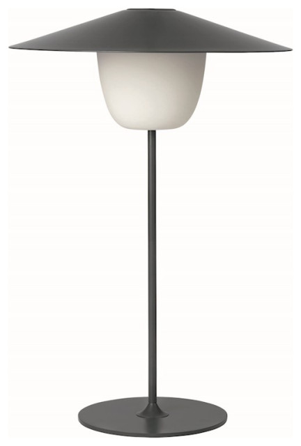 Blomus Ani Lamp Large 3-In-1 Rechargeable LED Lamp, Magnet (Charcoal ...