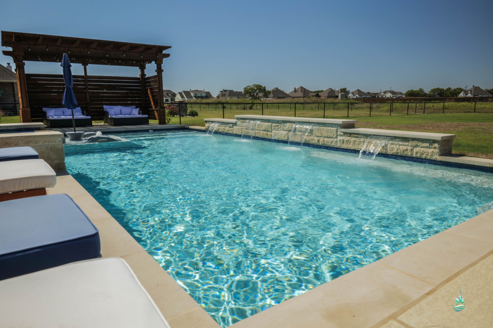 Total Serene Scene | Selah Pools - Rustic - Pool - Dallas - by Selah ...