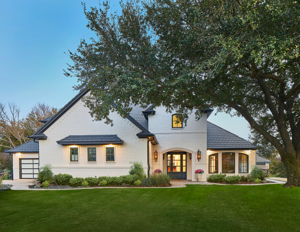 Transitional Luxury Residence - Exterior - Dallas - by Geshtalt homes ...