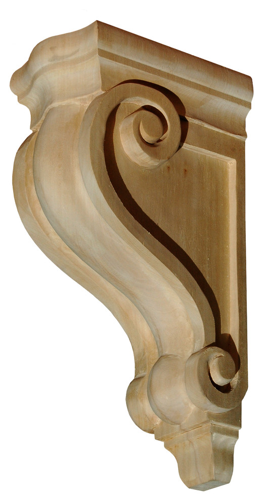 Tradition Plain Corbel, Basswood - Mediterranean - Corbels - by ...