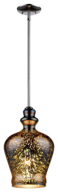 Unique Mini Pendant Light, 3D Colorful Glass - Contemporary - Pendant ...