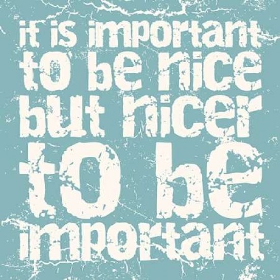 Important Poster Print by Jace Grey - Item # VARPDXJGSQ140B, 12 x 12 ...