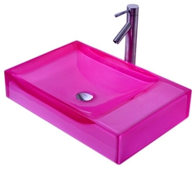 Lima Rectangular Resin Counter Top Sink Colorful Wash Basin ...