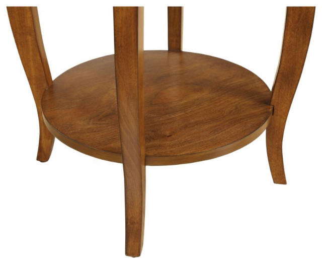 Acme Alysa Accent Table Walnut Finish - Traditional - Side Tables And End Tables - by AMOC | Houzz