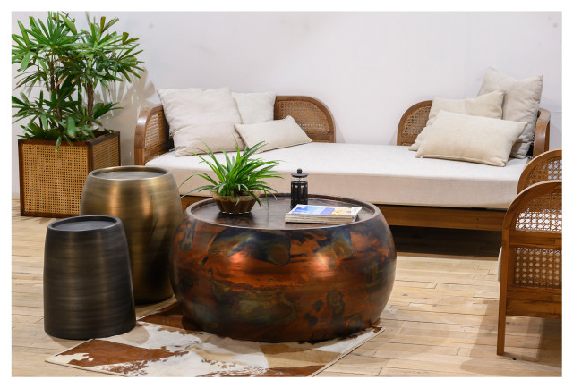 Pebble Metal Reactive Coffee Table - Contemporary - Coffee Tables - by ...