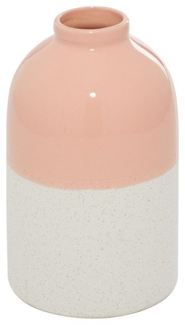 Pink Ceramic Modern Vase 70367 - Contemporary - Vases - by Brimfield ...