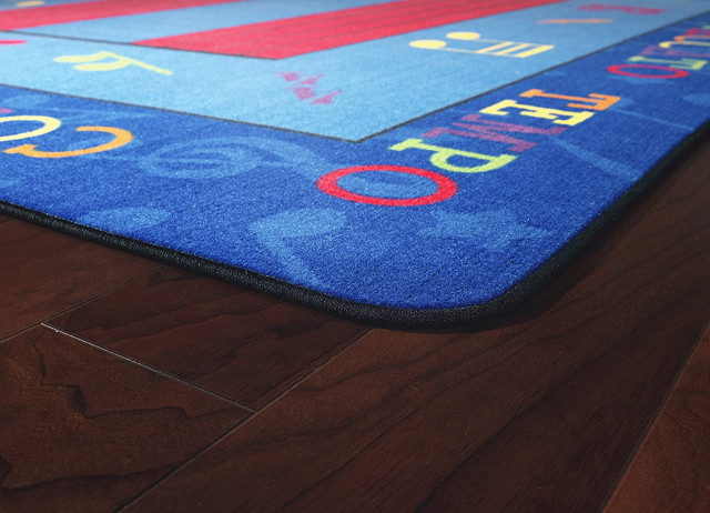 Flagship Carpets VA121-58A 10'9" X 13'2" Fun With Music Educational Rug ...