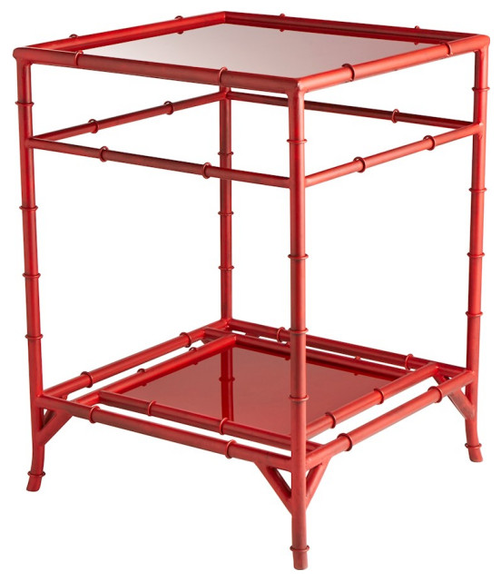 Cyan Design Akira Side Table, Chinese Red - Asian - Side Tables And End ...