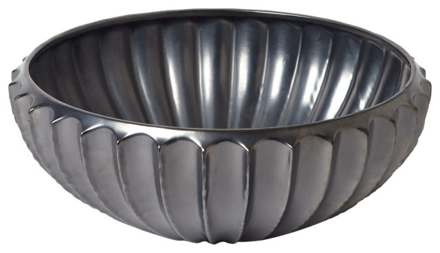 Sawtooth Bowl - Transitional - Decorative Bowls - by HedgeApple | Houzz