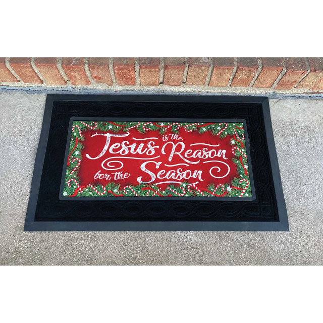 Jesus Is The Reason Doormat Insert - Contemporary - Doormats - by New ...