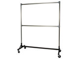 H-Rack - Heavy Duty Double Rail w/ 72" Uprights Black - Modern ...