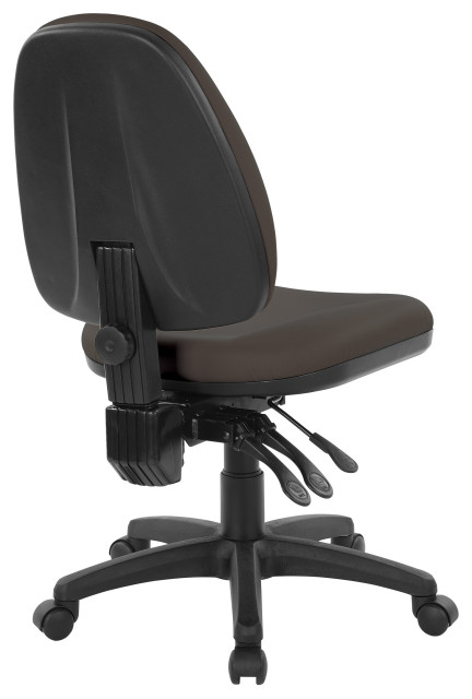 Dual Function Ergonomic Chair, Dillon Graphite - Contemporary - Office ...