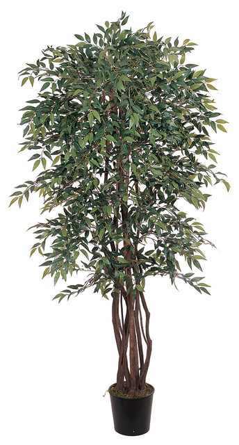 6' Smilax Silk Tree - Traditional - Artificial Plants And Trees - by ...