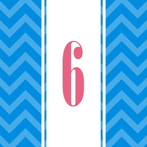 "Number Six - Vertical Stripes" Pillow, 20" x 20" - Contemporary ...