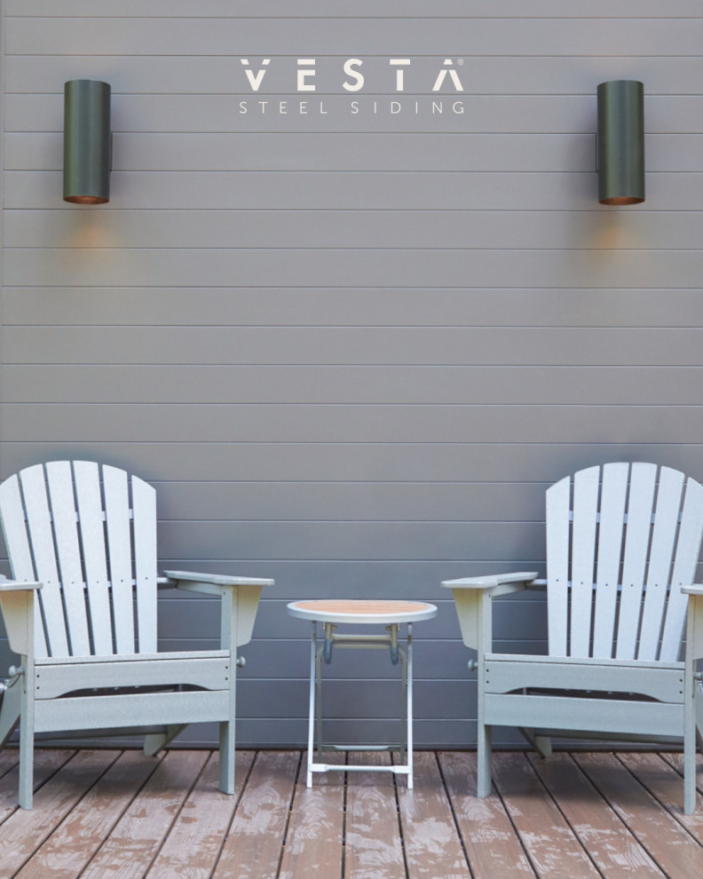 Vesta Plank Steel Siding - Contemporary - Milwaukee - by Quality Edge ...