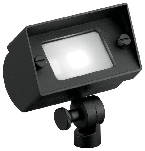 Mini Flood, Textured Black - Transitional - Outdoor Flood And Spot ...