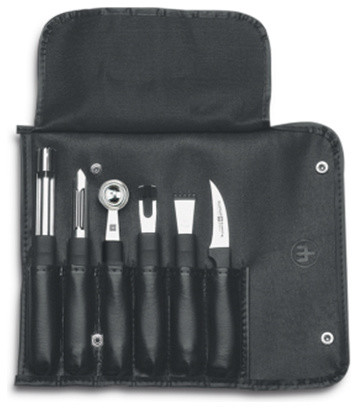 Wusthof Silverpoint II 7pc Garnishing Kit - Contemporary - Knife Sets ...